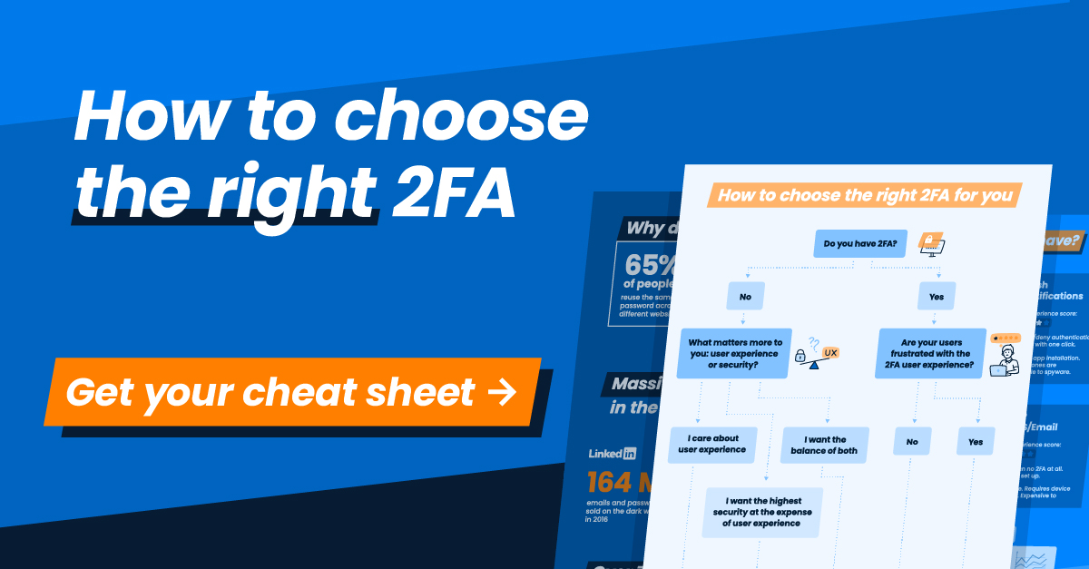 Cheat Sheet: How to Choose the Right 2FA for Your Website - TypingDNA Blog